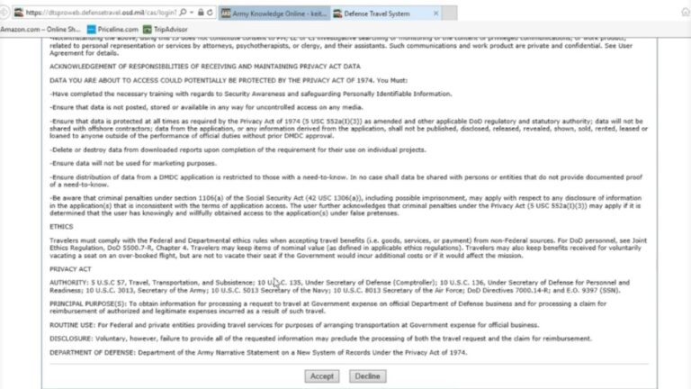 DTS Login - Defense Travel System - DTS Army Mil Login